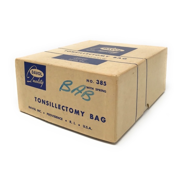 Davol | Accents | Vintage Davol Tonsillectomy Bag Box | Poshmark